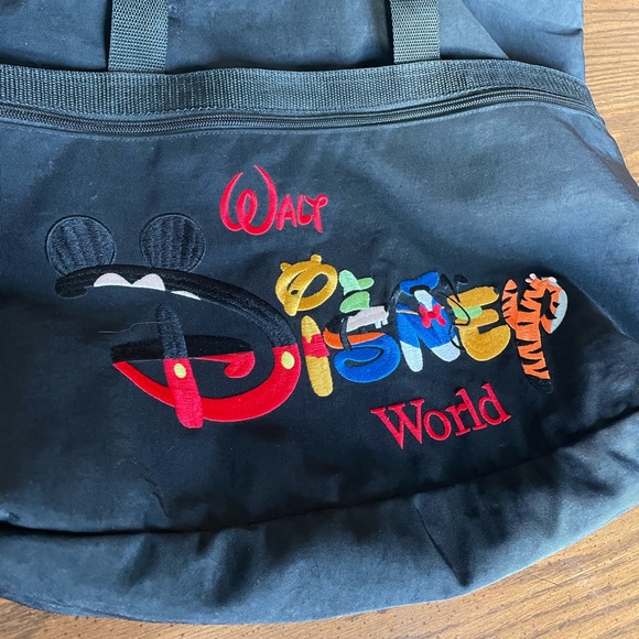 Disney | Bags | Vintage Walt Disney World Tote Bag Mickey Letters ...